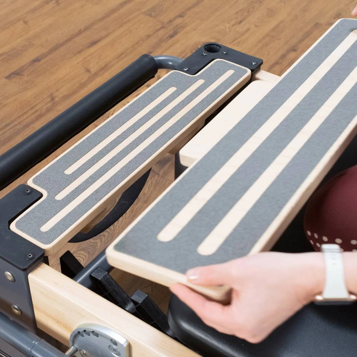 De Platform Extender voor de Railto Reformer van Balanced Body