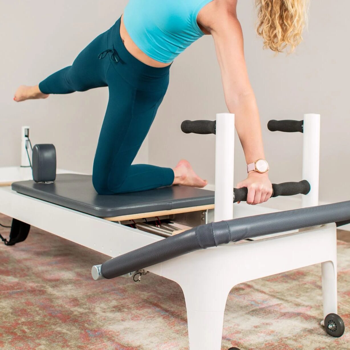 Die Allegro 2 Reformer Plank Griffe von Balanced Body