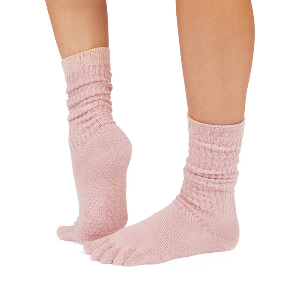 The High Anti-slip Socks Slouch With Toe Petal - Now at Yoga-PilatesShop.nl